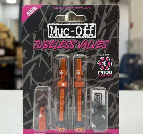 Ниппель бескамерный MUC-OFF Tubeless Valves, 2 шт
