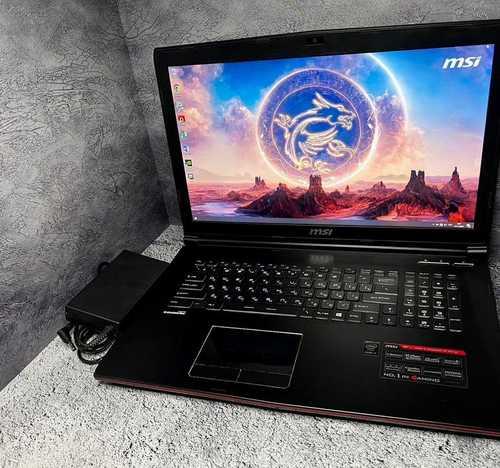 17.3" Игровой ноутбук MSI i7/SSD/GTX 2 гб