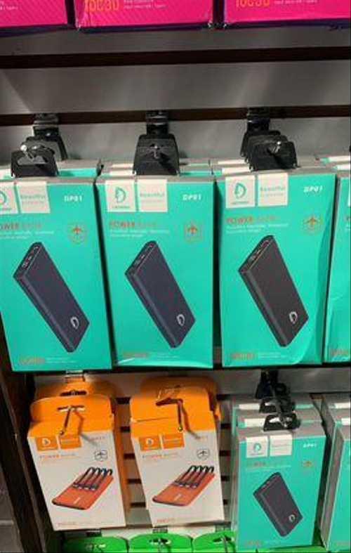 Внешний аккумулятор Denmen DP06 10000 mAh Black