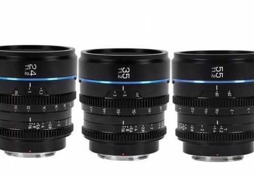Sirui Nightwalker 24/35/55 mm T1.2 S35 X-mount