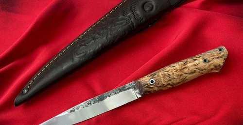 Нож "Игла" сталь кованая х12мф карелка