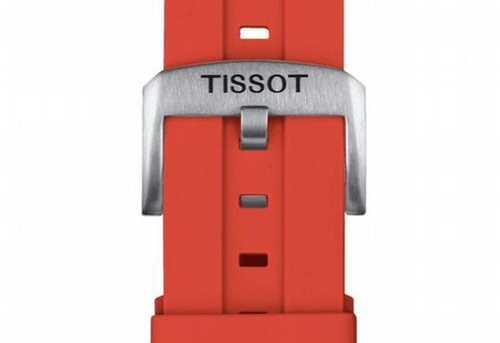 Ремешок 22мм красный каучук для часов Tissot ориг