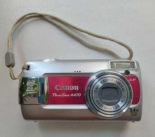 Компактный цифровой фотоаппарат canon A470