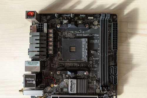 ASRock B450 Gaming-ITX/ac (AM4, AMD B450)