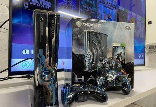 Приставка Xbox 360 Halo Limited Edition прошитая