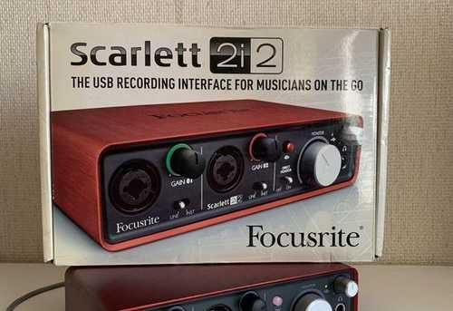 Focusrite scarlett 2i2 внешняя звуковая карта