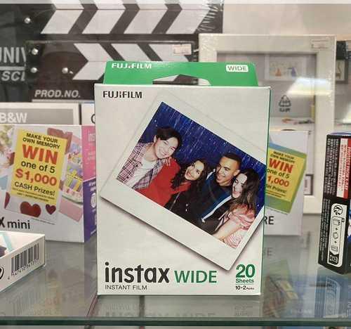 Картриджи Fujifilm Instax wide на 20 фото