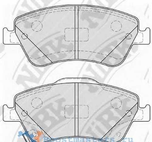Тормозные колодки Nibk PN1835