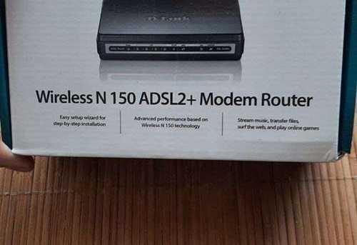 Wifi роутер D link Wireless N 150 adsl2+ modem