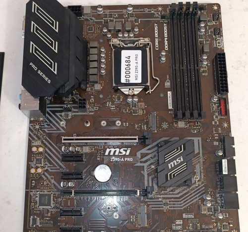 MSI Z390-A PRO LGA1151 V2 DDR4 8-9 intel