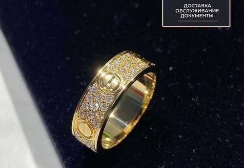 Cartier кольцо из серии love