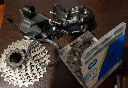 Система Shimano 7 ск, тормоза Tektro