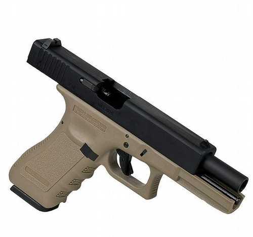 Страйкбольный пистолет WE glock-17 gen3 (WE-G001A)