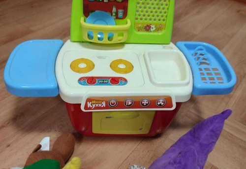 Детские игрушки кухня, мягкая игрушка антистресс