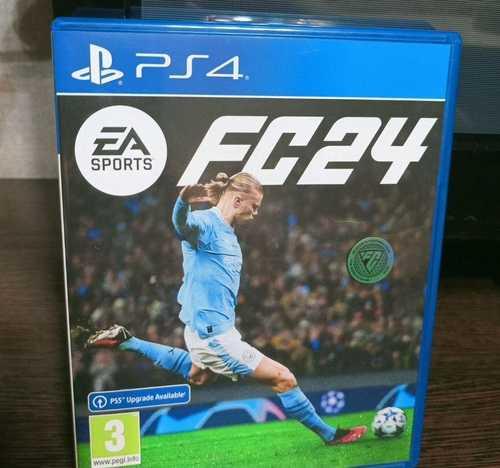 Диск на ps4 FC24