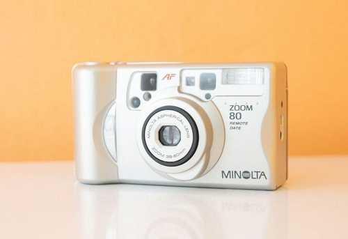 Плёночный фотоаппарат Minolta Zoom 80 + примеры