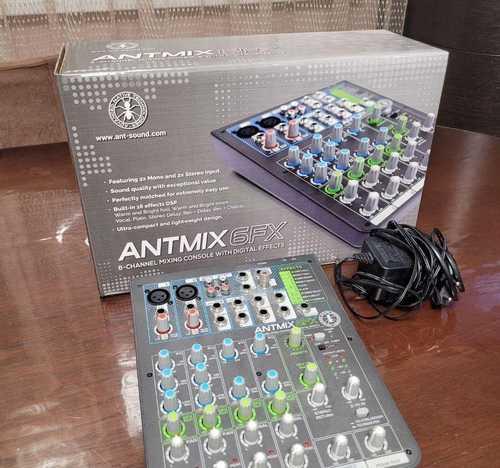 Микшерный пульт antmix 6FX