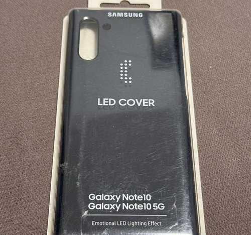 Чехол Samsung Note 10 LED Cover оригинал