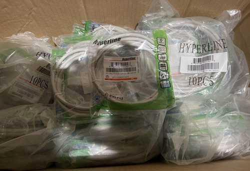 Патч корд Hyperline cat 6 lszh 1,5m GY