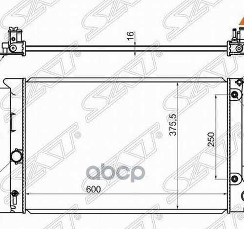 Радиатор Toyota Avensis (T270) 08-18 / Corolla