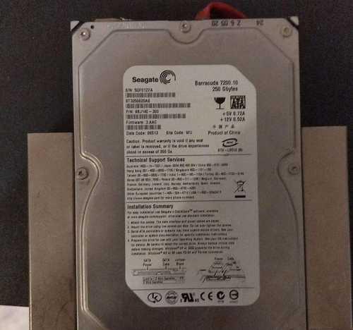 Жесткий диск seagate barracuda 7200.10 -250 Gb