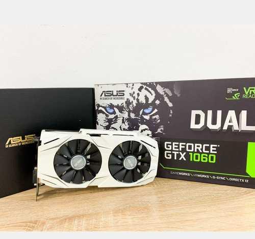 Видеокарта asus GTX 1060 6Gb Dual Гарантия