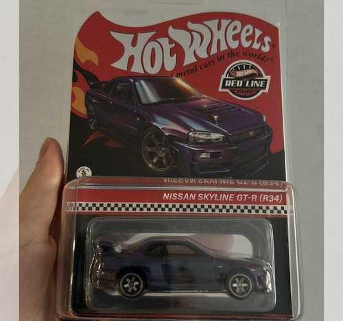 Hot wheels rlc nissan skyline GT-R (R34)