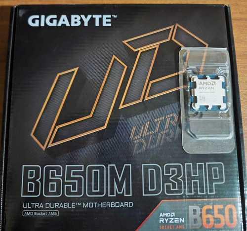 Материнская плата Gigabyte b650m d3hp Ryzen7 8700f