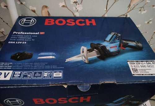 Bosch аккумуляторная сабельная пила 12v