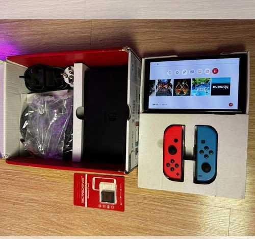 Nintendo switch oled прошитая