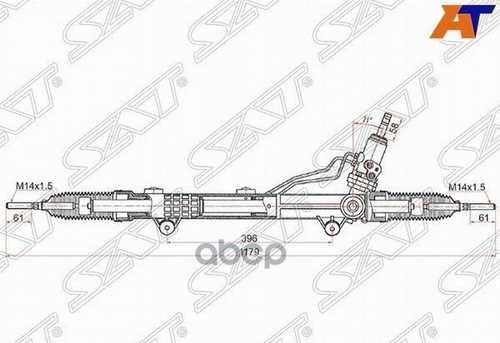 Рейка рулевая mercedes benz ML 05-11 W164 ST-A1
