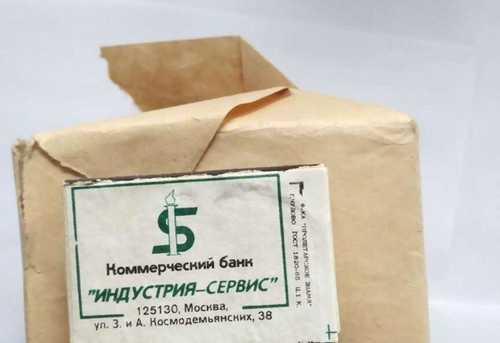 Спички СССР в деревянном коробке