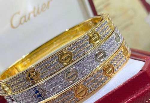 Браслет Cartier Золото Бриллианты