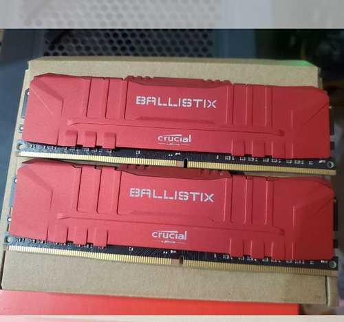 Память DDR4, Crucial Ballistix 3000Mhz 16 Gb (2х8)