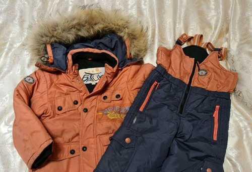 Зимний комплект куртка комбинезон