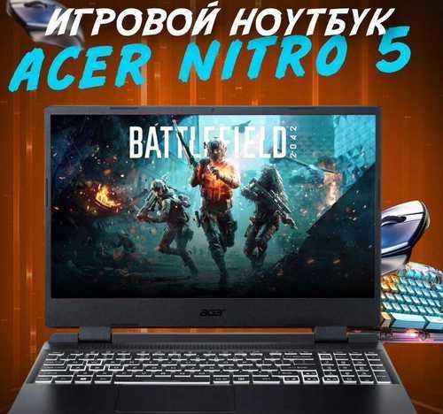 Игровой ноутбук Acer Nitro 5 / RTX 4060 / i7