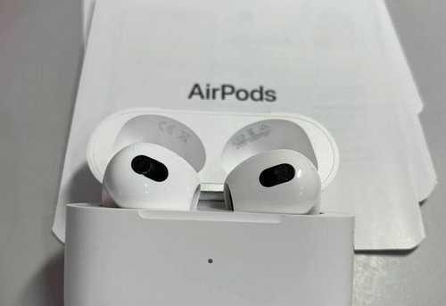 Беспроводные apple airpods 3 поколение (гарантия)