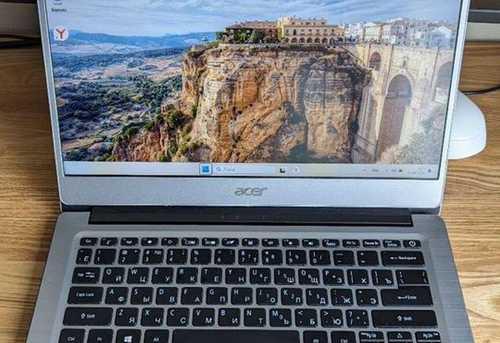 Ноутбук 14" Acer SWIFT 3 SF314-54G, 512 ГБ, Core i7-8550U, RAM 12 ГБ, GeForce MX150 2 ГБ