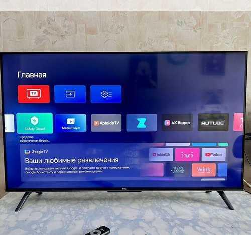 TCL 43P745 108см 4K Ultra HD SMART TV Wi-Fi