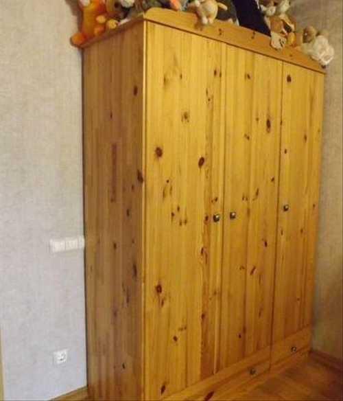 Мебель деревянная из массива сосны (б/у), 100 эко