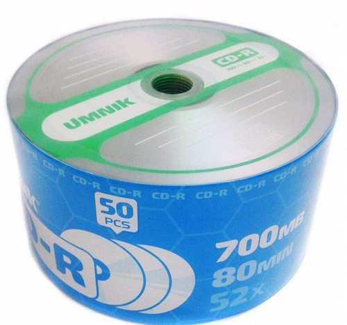 Диски umnik CD-R 700Mb 52x bulk 50