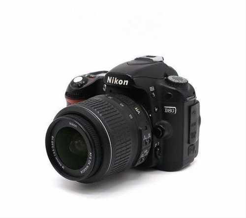 Nikon D80 kit (пробег 1525 кадров)