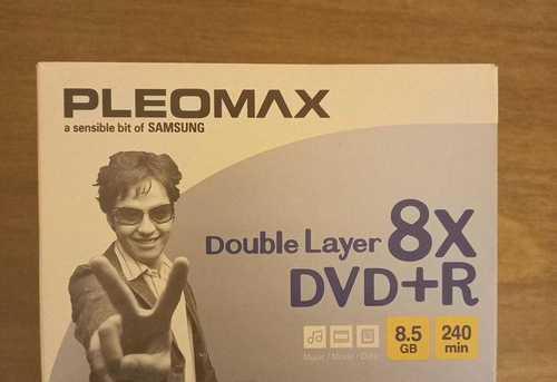 Диски DVD+R DL Pleomax