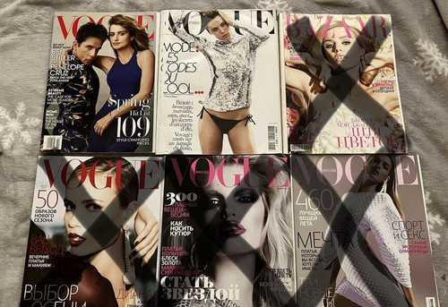 Журналы Vogue US и Vogue Paris