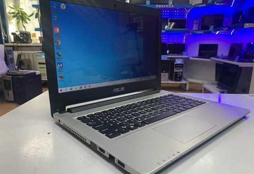 Ноутбук Asus 14" 2 ядра 4гб Видеокарта GeForce 635