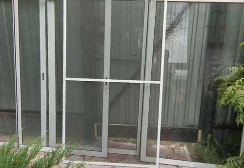 Алюминиевое окно раздвижные комплект 4 окна с рама