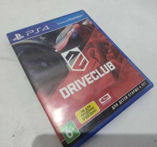 Игровые диски. Sony Playstation 4 driveclub