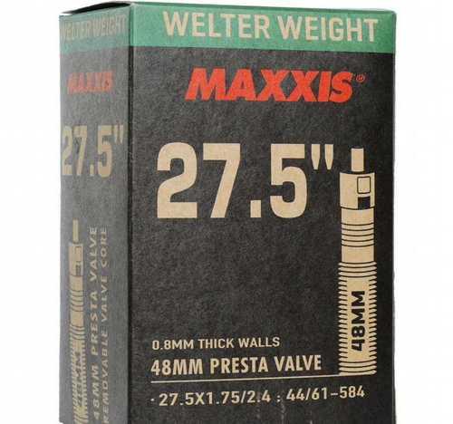 Велокамера Maxxis Welter Weight 27.5x1.75/2.4 0.8m