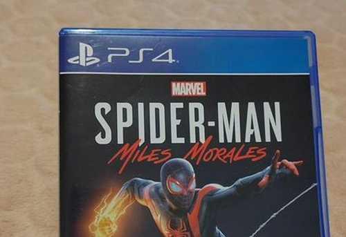 Диск Spider man Miles Morales ps4