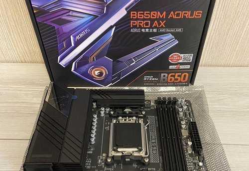 Материнская плата B650m aorus pro ax, новая